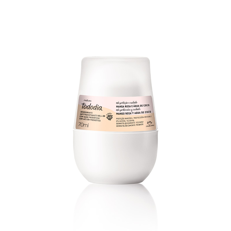 Tododia Desodorante antitranspirante roll-on mango rosa y agua de coco ...