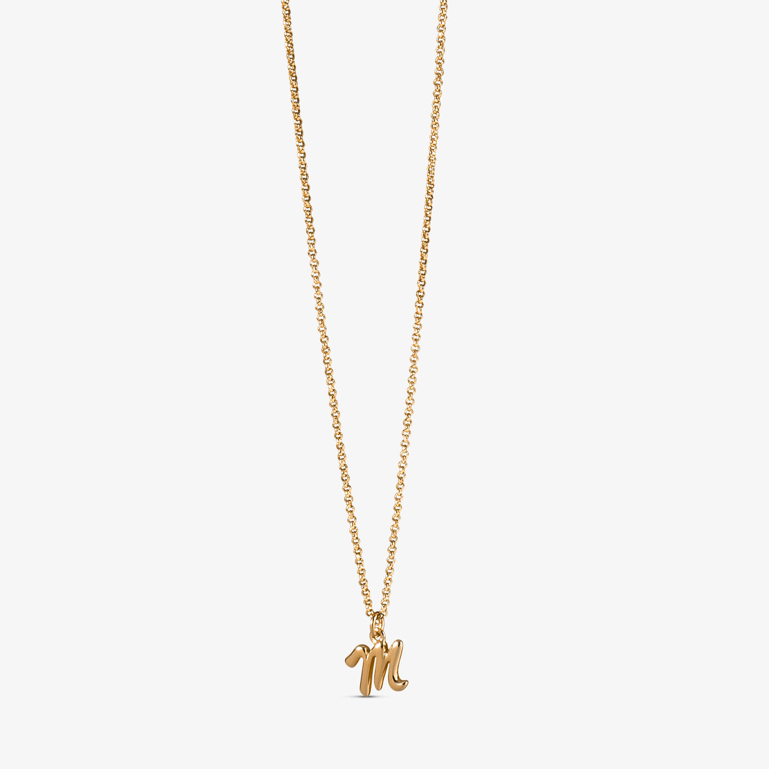 Collar Inicial Doré M - tiendavenus
