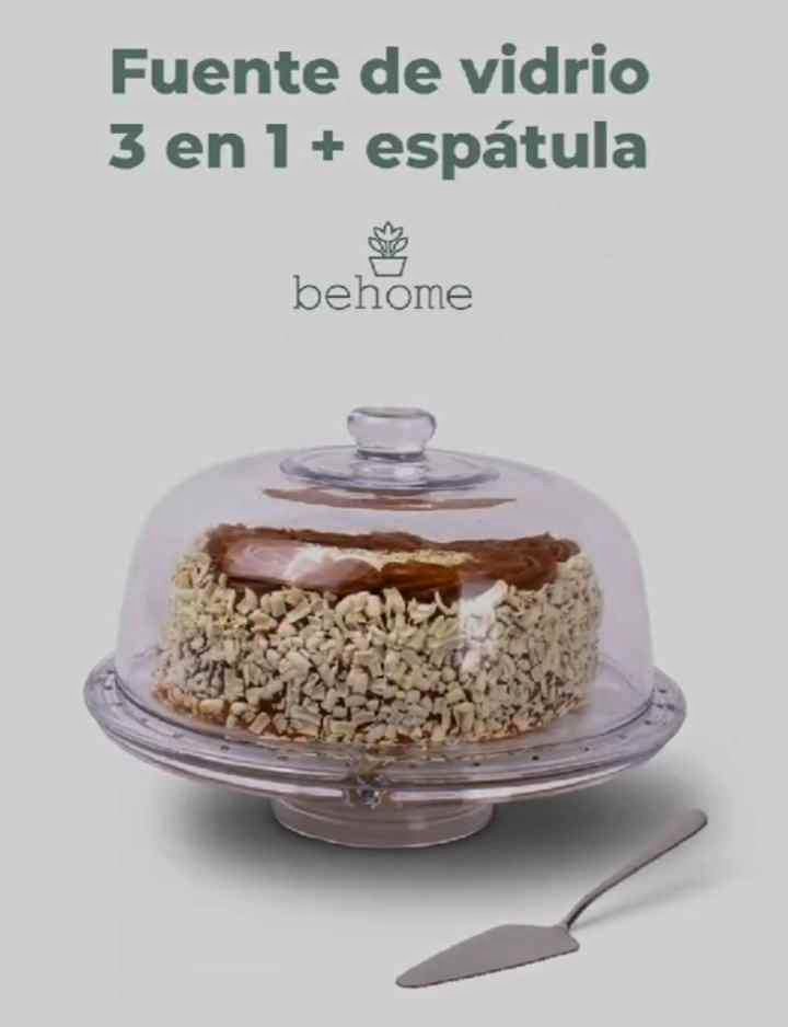 Fuente de vidrio 3 en 1 behome - tiendavenus