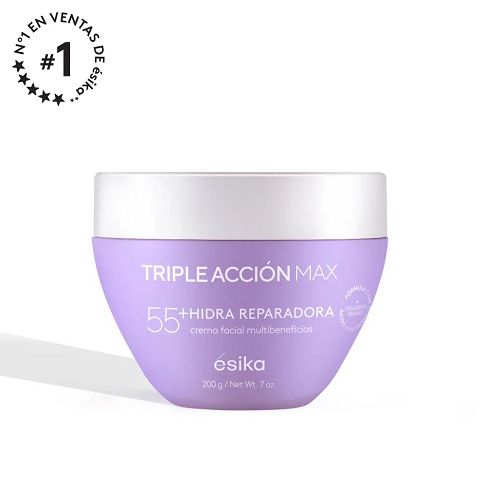 Crema Facial Triple Acción Max Multibeneficios 55+ Esika 200g - tiendavenus